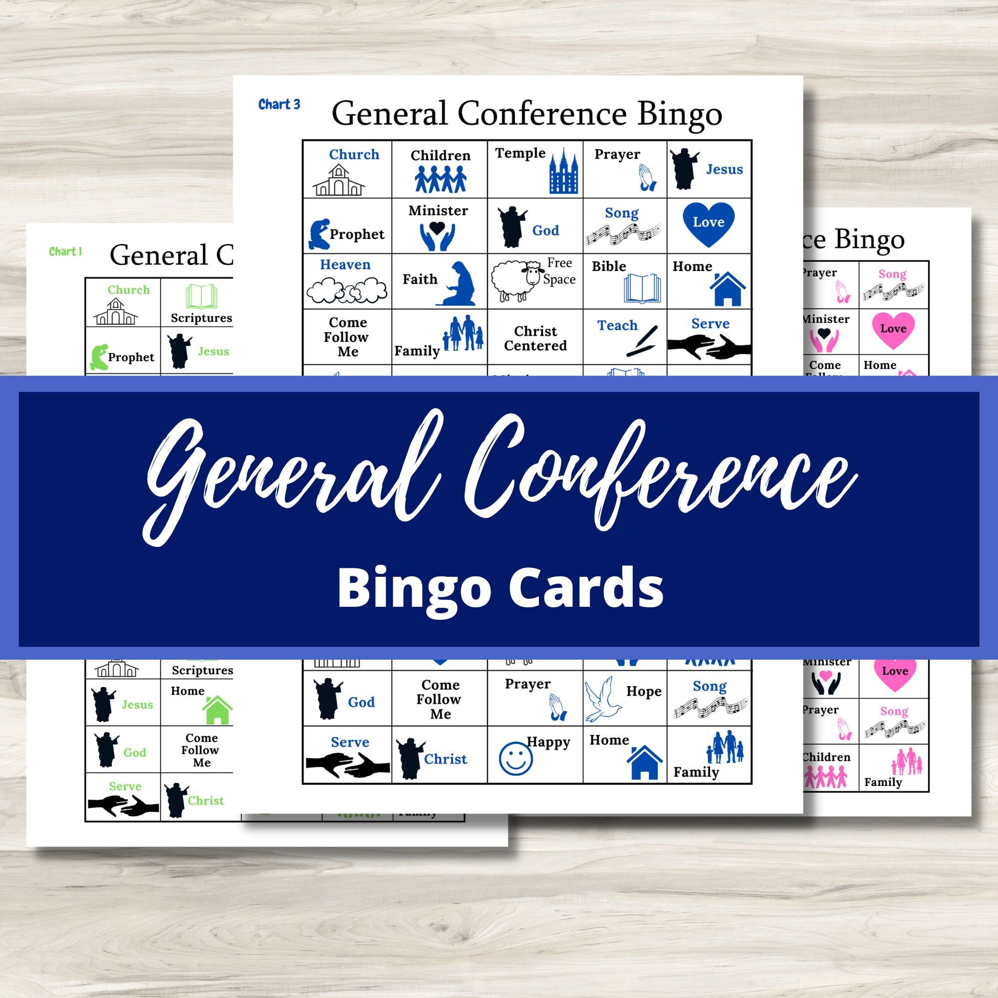 2024 General Conference Bingo Game Fun and Engaging Activity for All ...