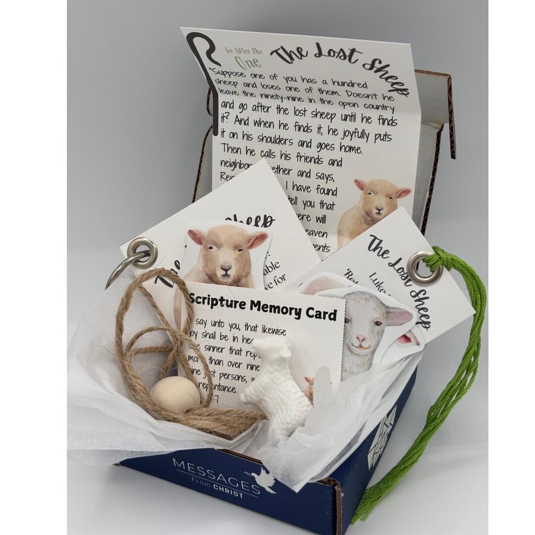 Lost Sheep - Mini Box - Bible Stories for Kids - Sensory Play ...