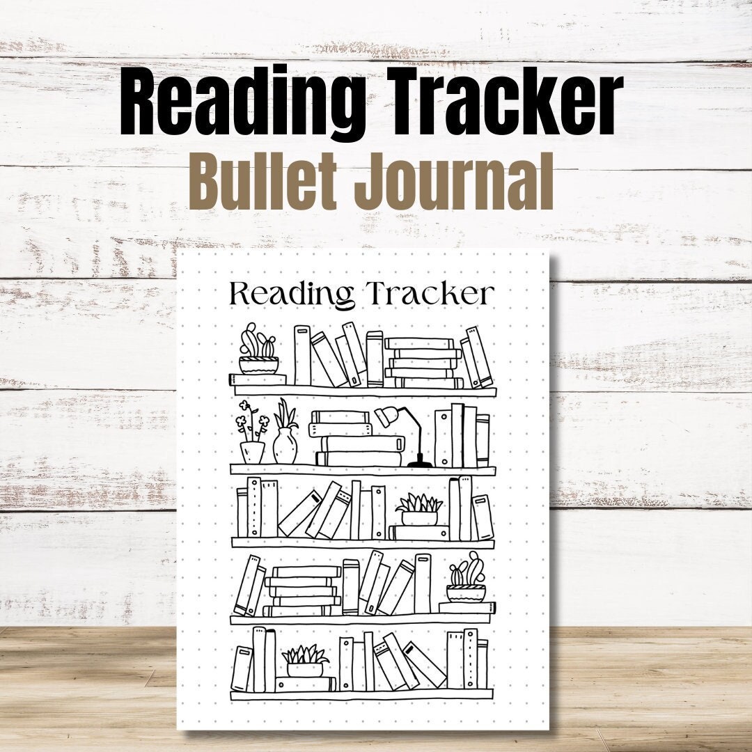 Reading Tracker Bullet Journal Reading Tracker PRINTABLE A5 Journal ...