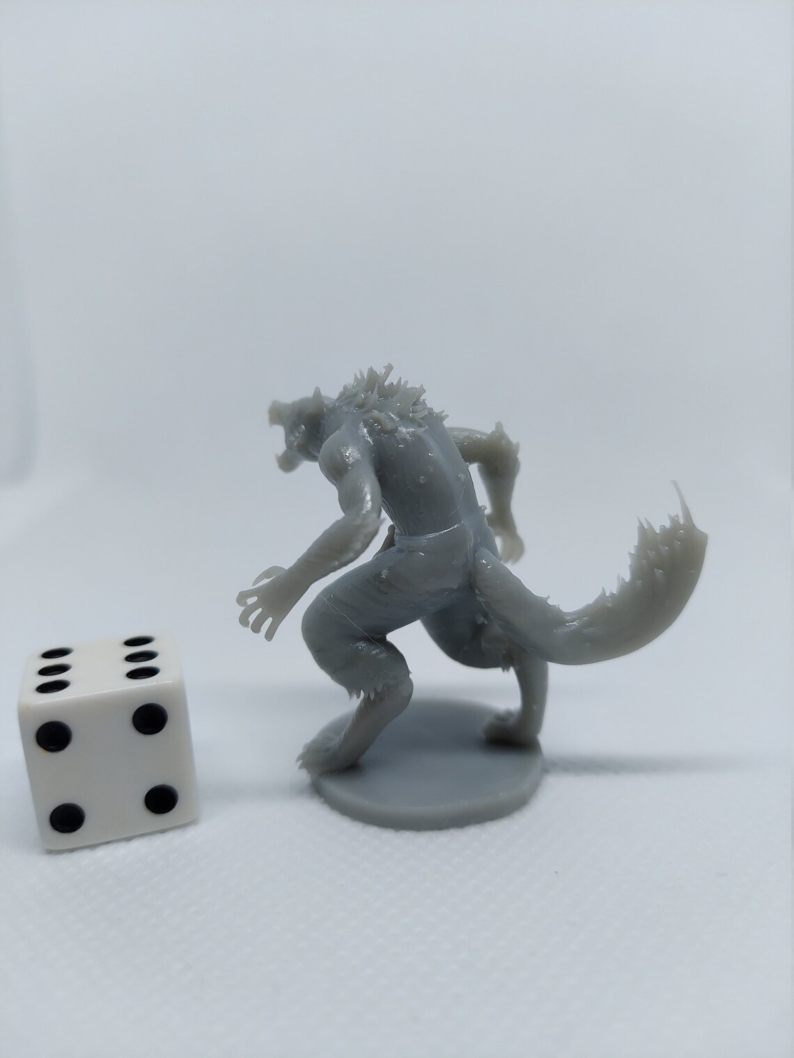 Werewolf Monk 3D Printed Miniature for Tabletop RPG - Etsy