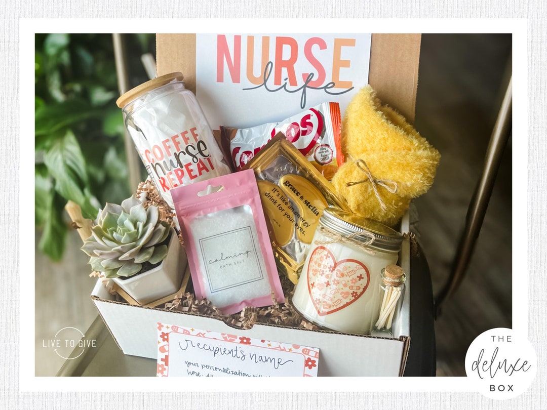 Nurse Care Package + Tree Planted Donation • nursing School Graduation • Nurse Retirement Gifts ...