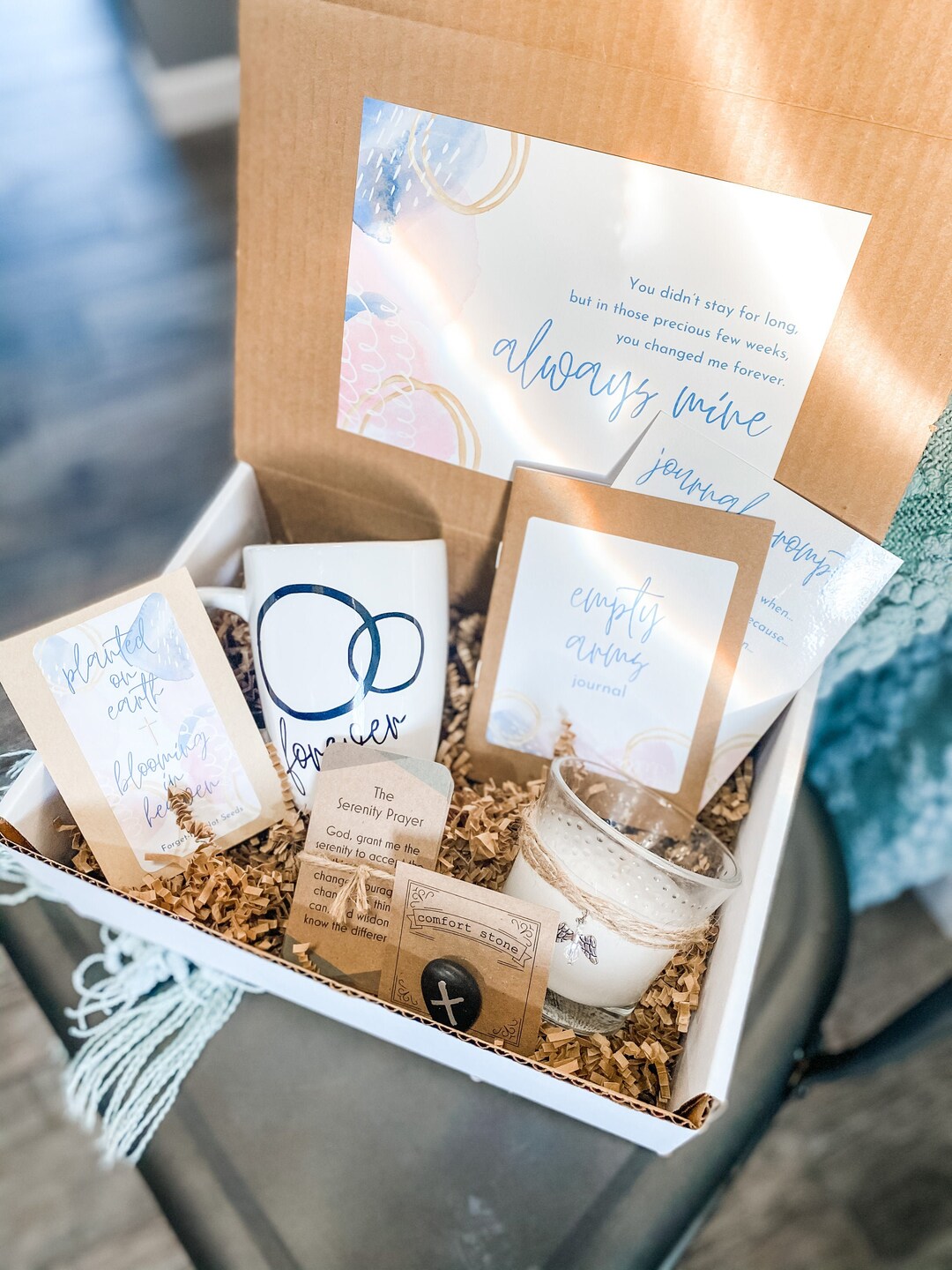 Miscarriage Care Package Donation to Miscarriage Support Group Thinking ...