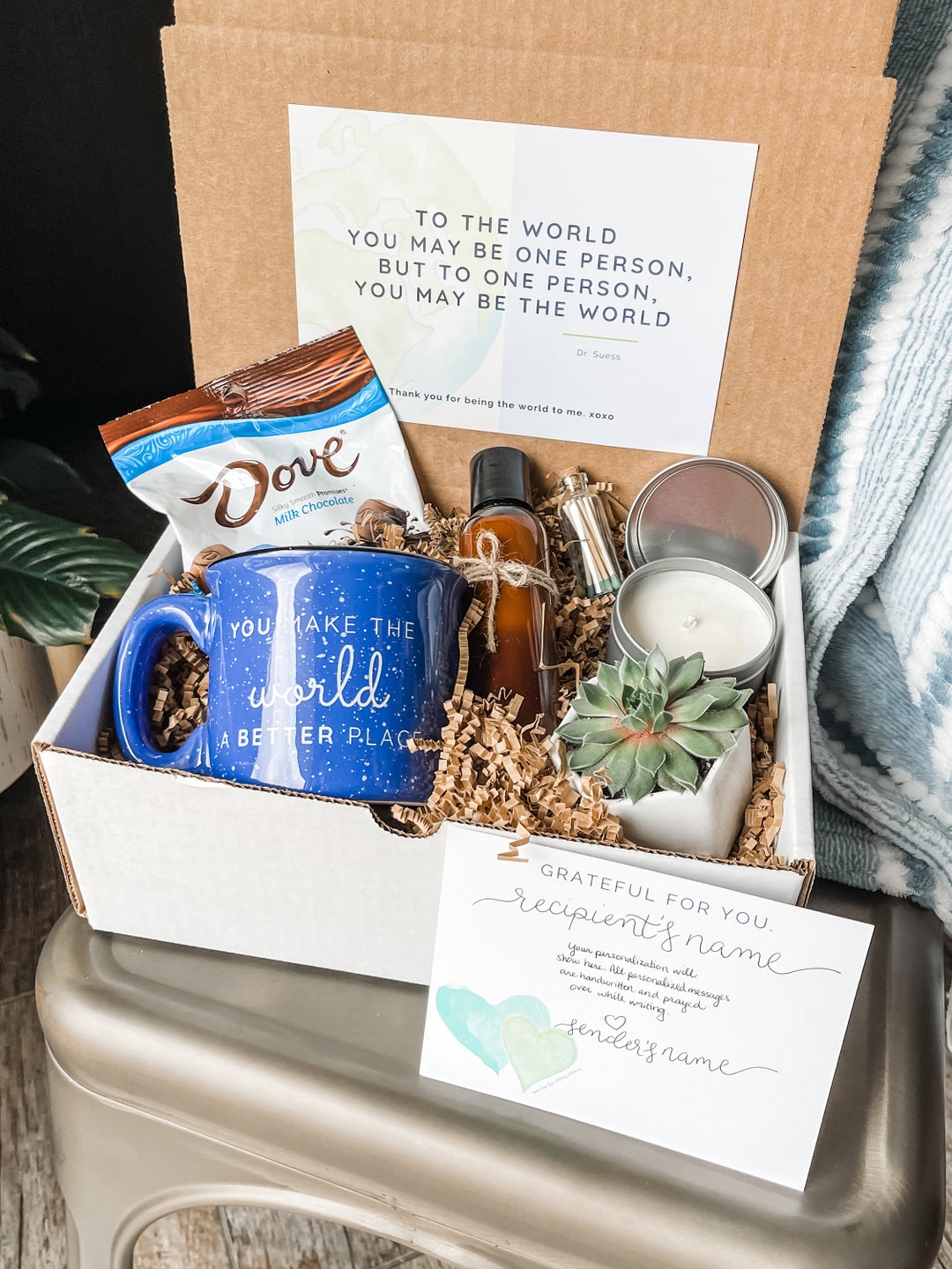 Thank You Box • Thinking of You Box • You Are Loved • caring Box • Live ...