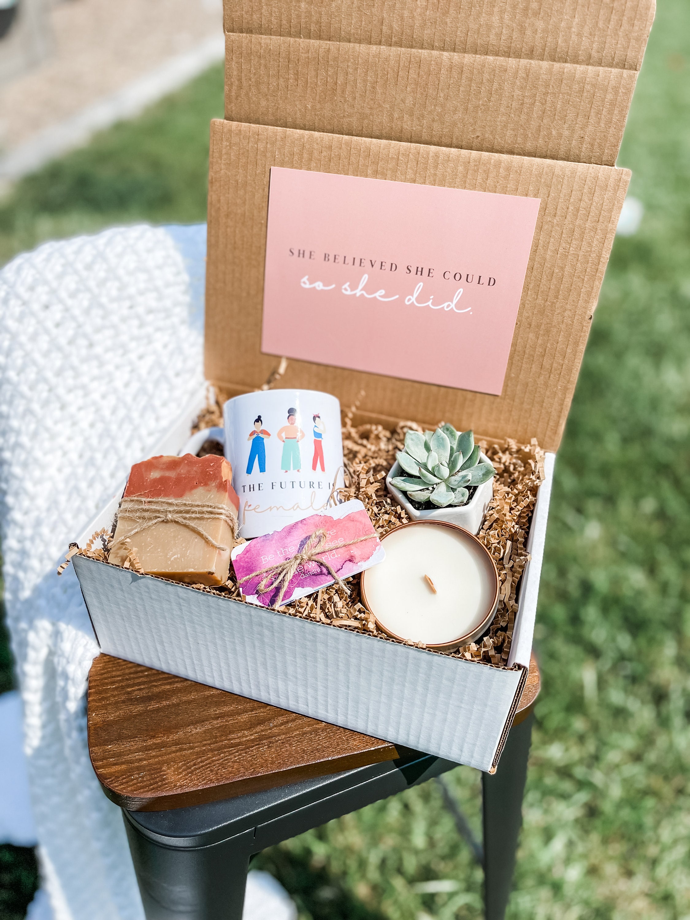 Womens Encouragement Gift Box • Female Empowerment • Friendship Box ...