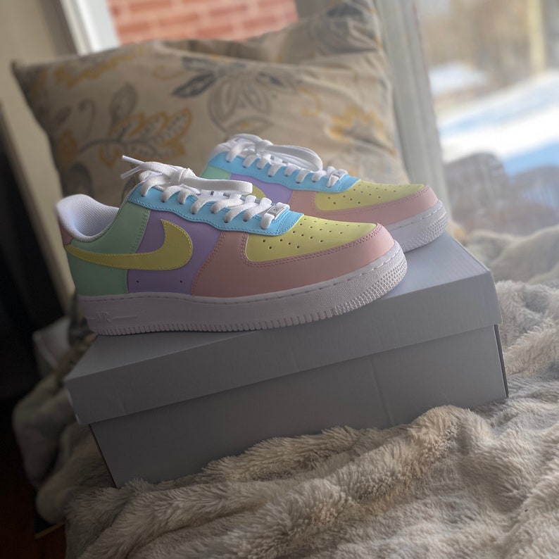 Pastel Air Force 1 / Mens Air Force 1 / Womans Air Force 1 / | Etsy