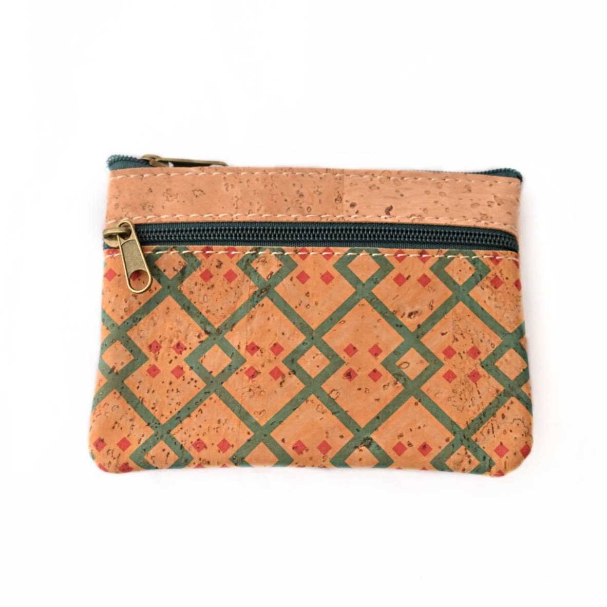 Vegan Coin Purse Two Zip Purse Natural Cork Coin Purse - Etsy UK