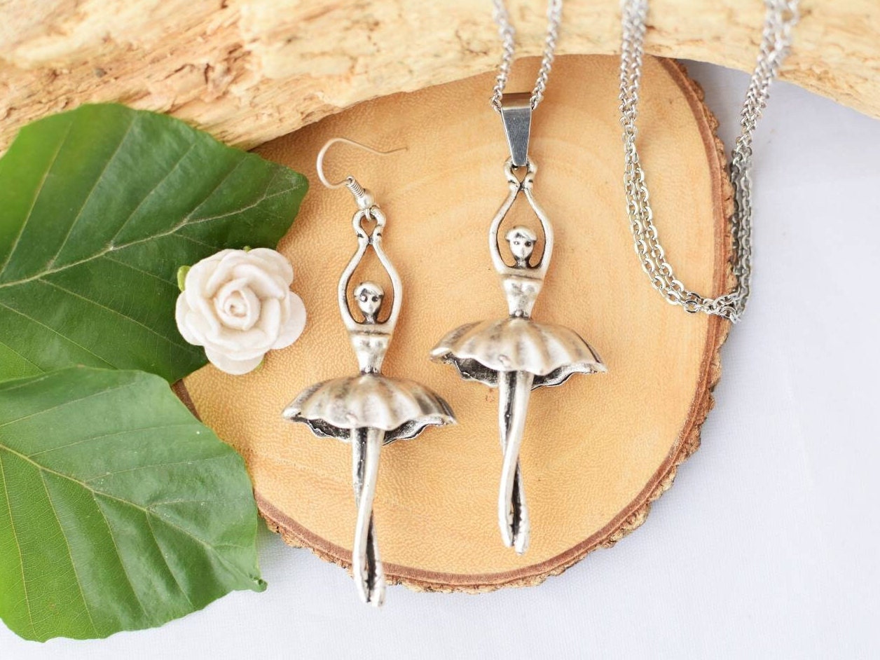Ballerina Set Ballerina Necklace Dance Jewelry Classical | Etsy