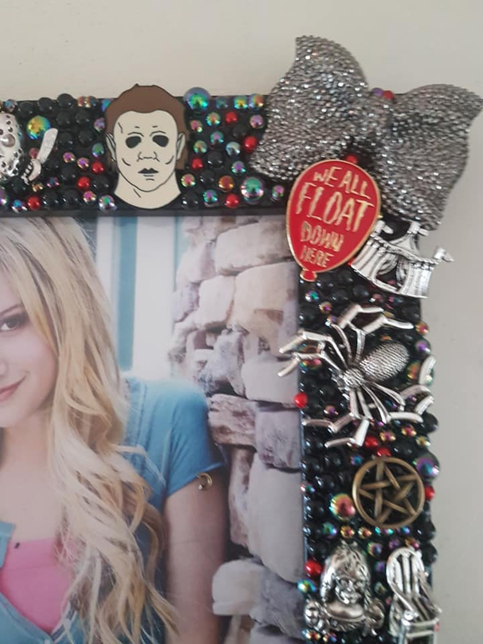 Horror icons Frame Photo frame 6x6 | Etsy