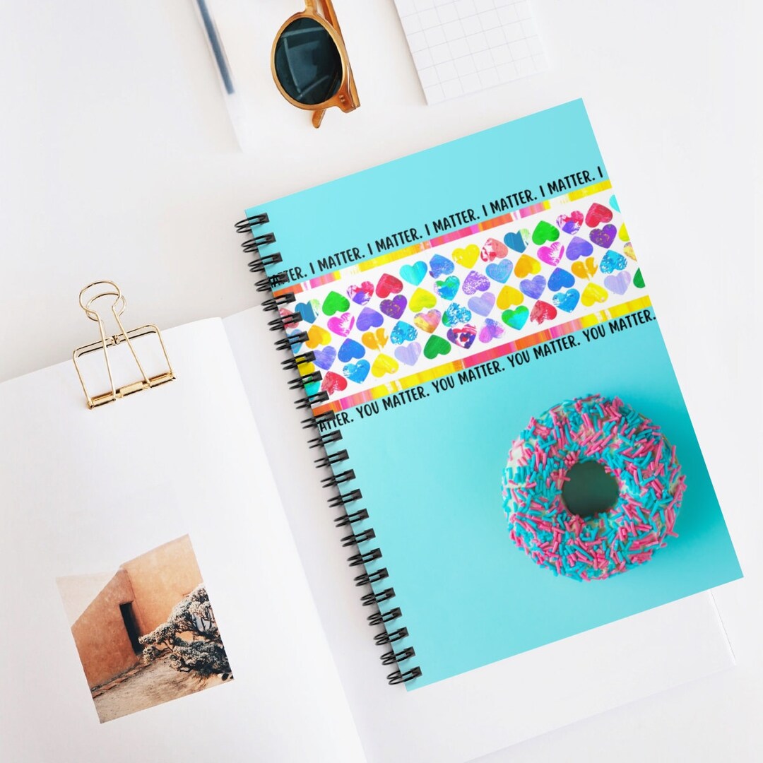 Spiral Notebook With Donut Lined Journal Stocking Stuffer Christmas ...