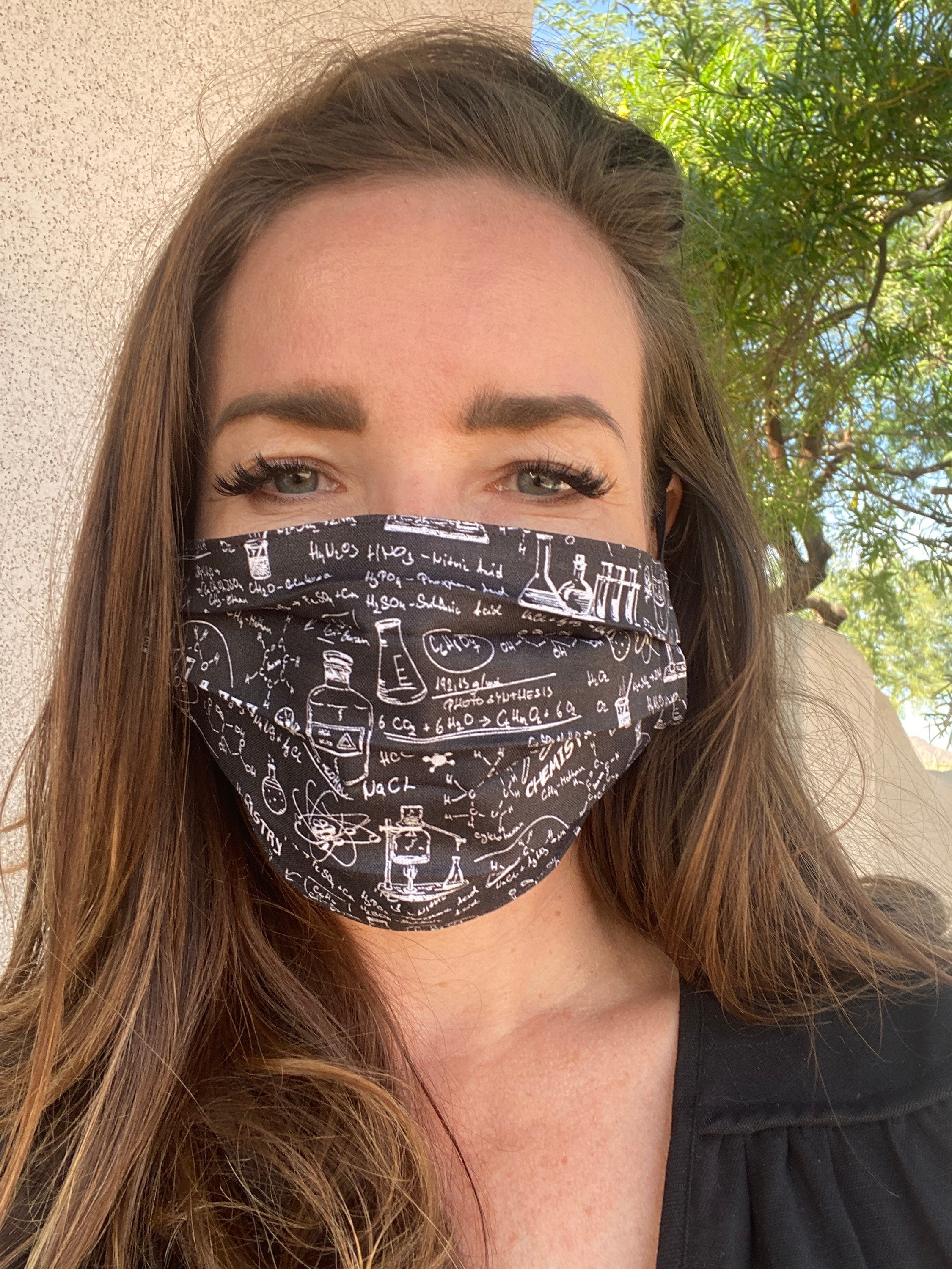 Science Face Mask Chemistry Biology Scientist Adjustable Ear - Etsy UK