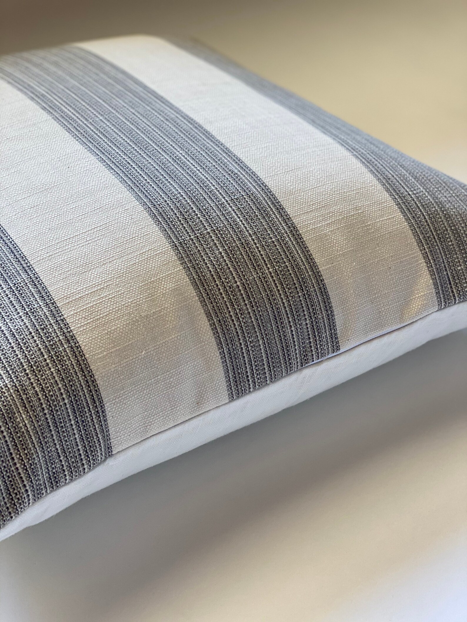 Designer Stripe Patten Grey White Black Wide Stripe and a | Etsy