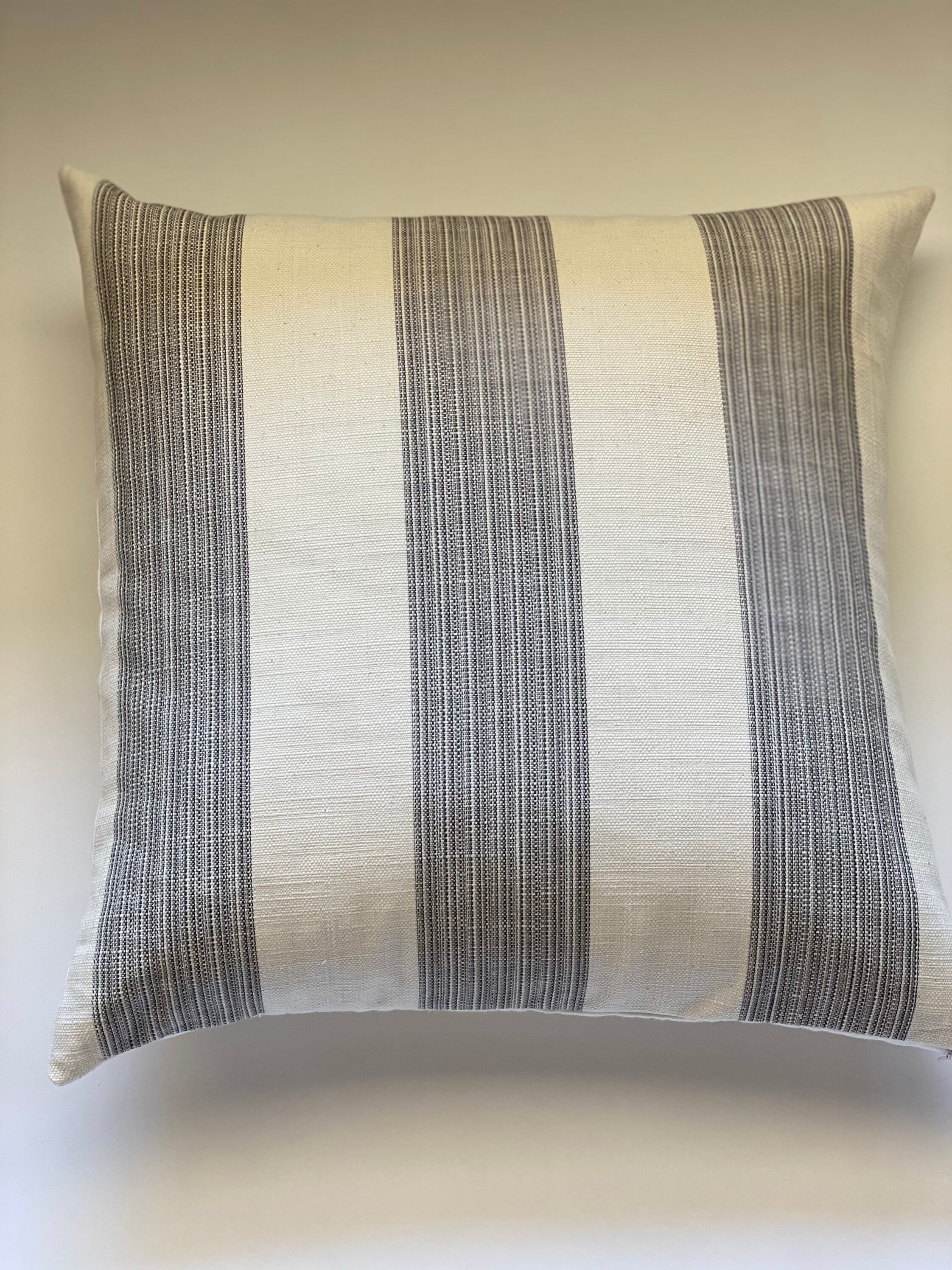 Designer Stripe Patten Grey White Black Wide Stripe and a | Etsy