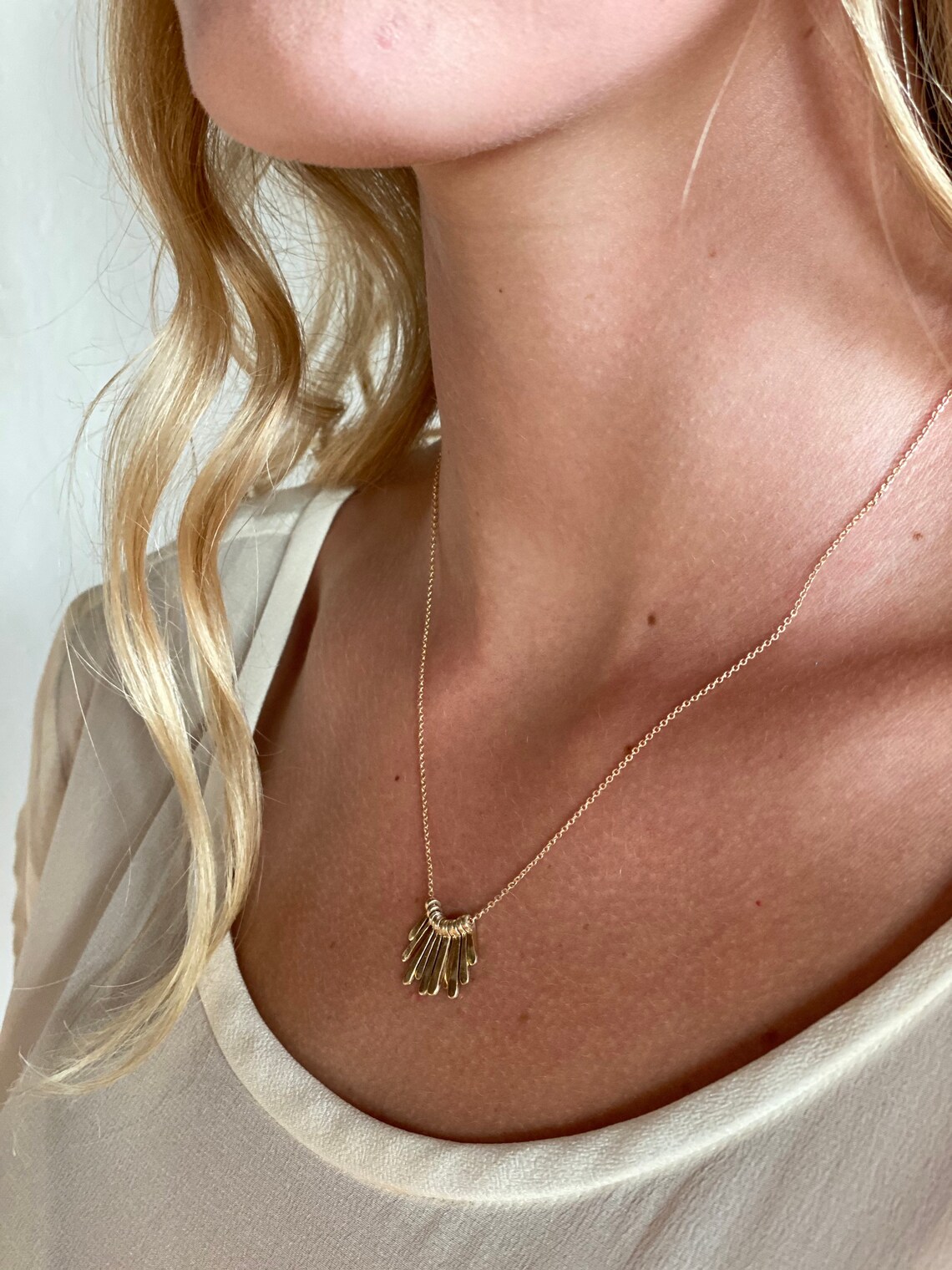 Multiple Mini Bars Necklace Gold Necklace Rectangles Dainty - Etsy