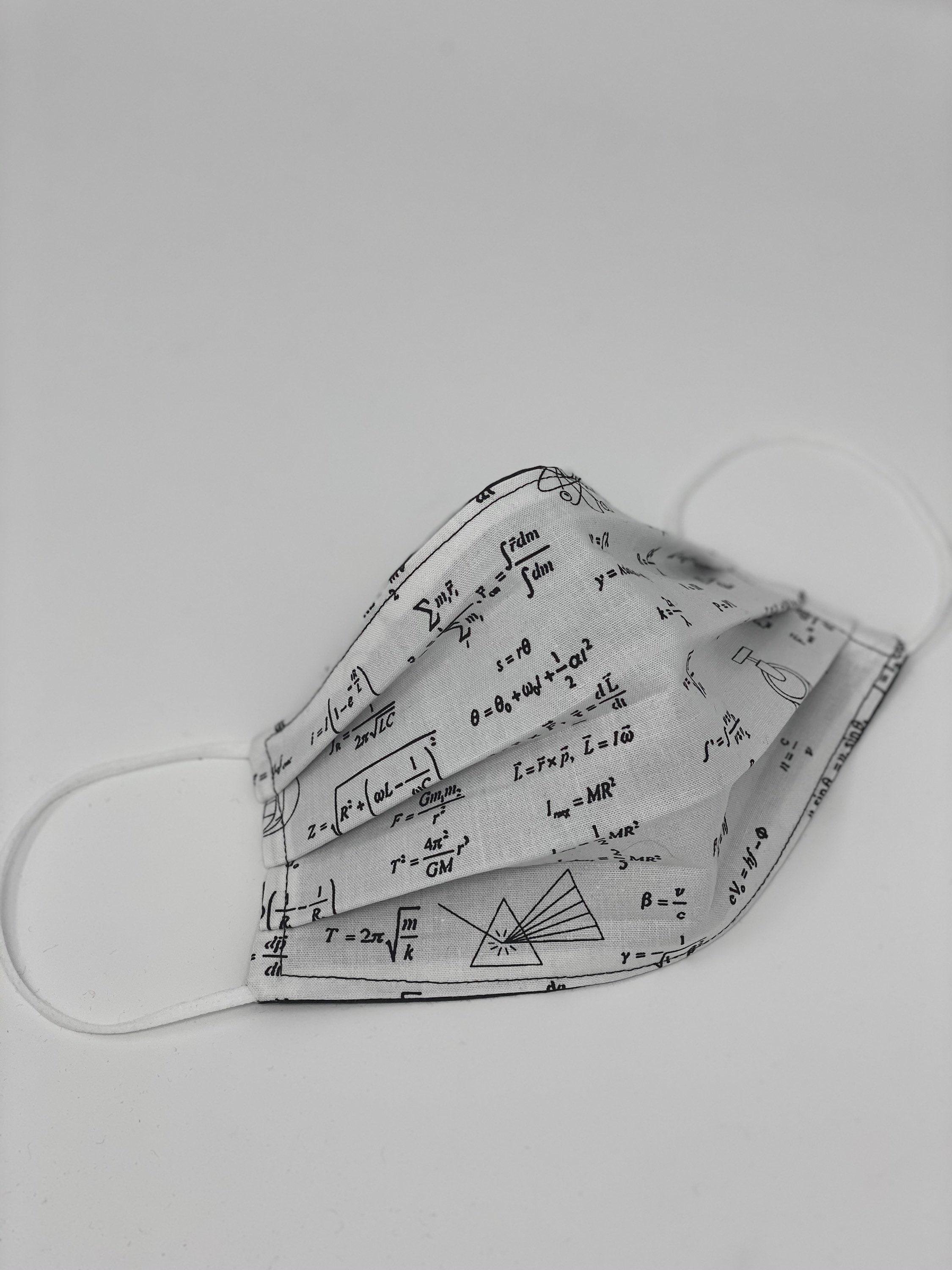 Math Face Mask algebra calculus trigonometry science | Etsy