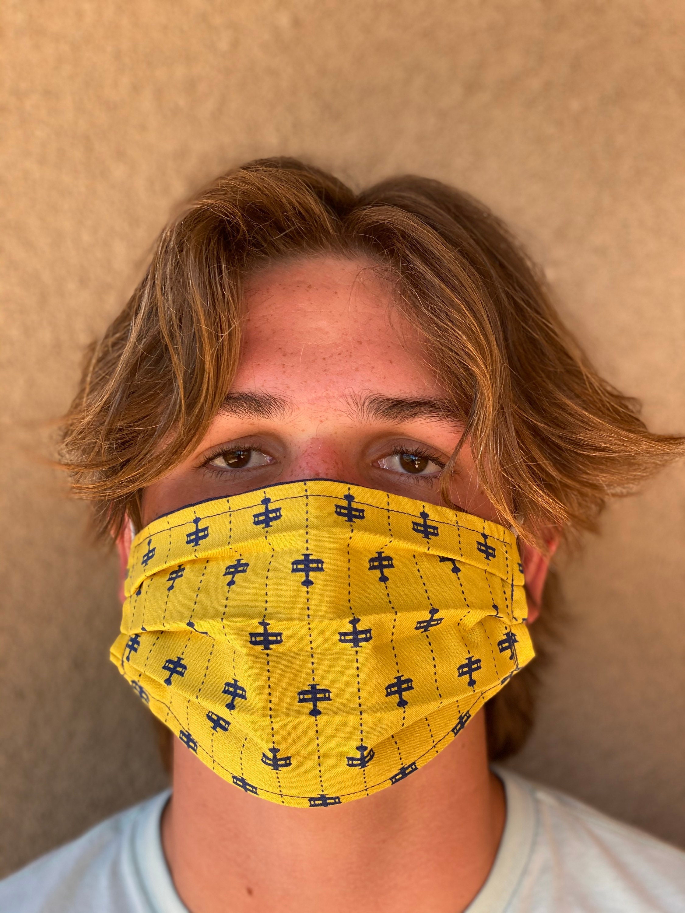 Plane Face Mask Travel Pilot ATC Air Traffic Control Wright - Etsy