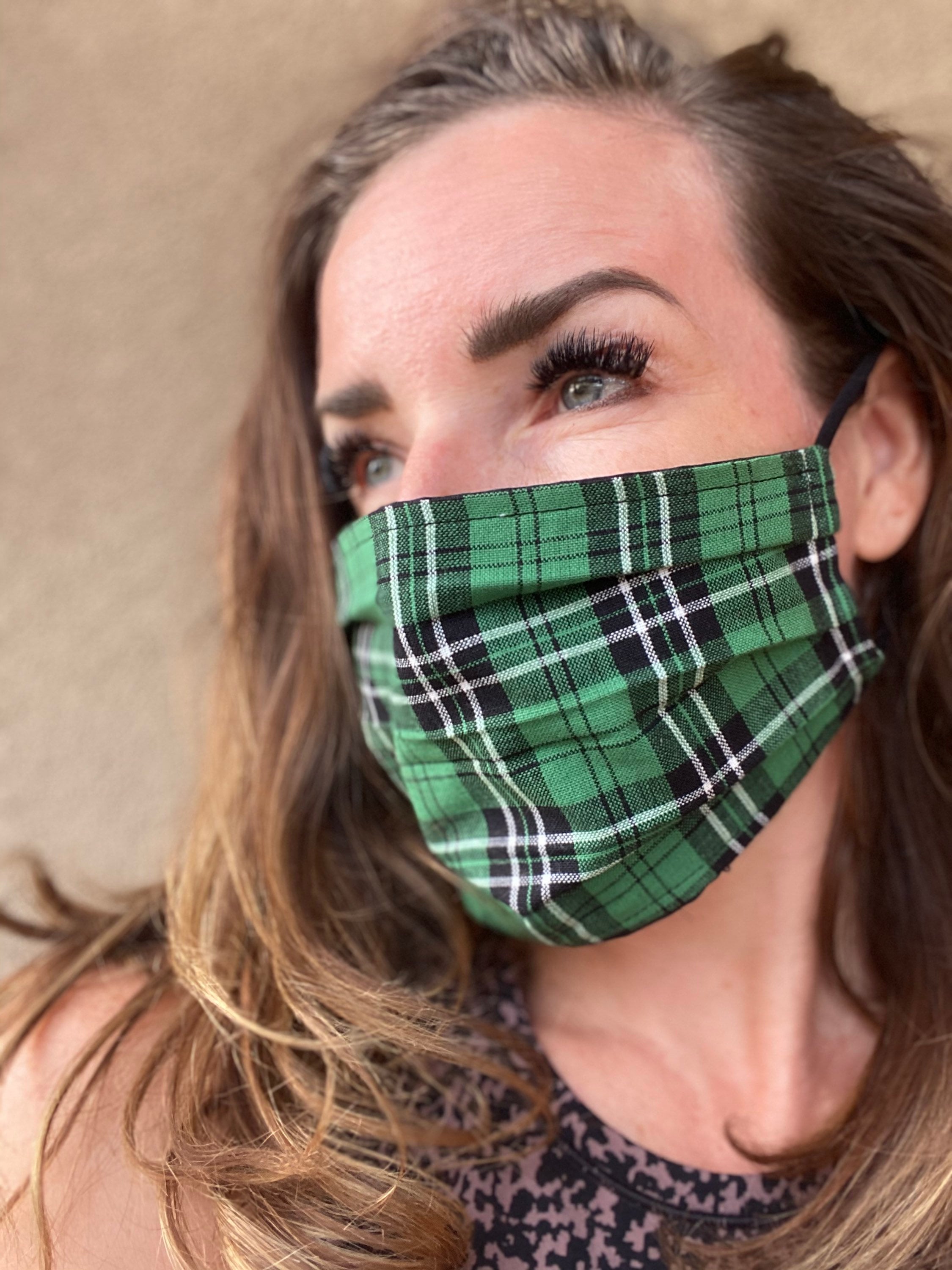 Scottish Face Mask Tartan Clan Adjustable Ear Elastic Beads - Etsy