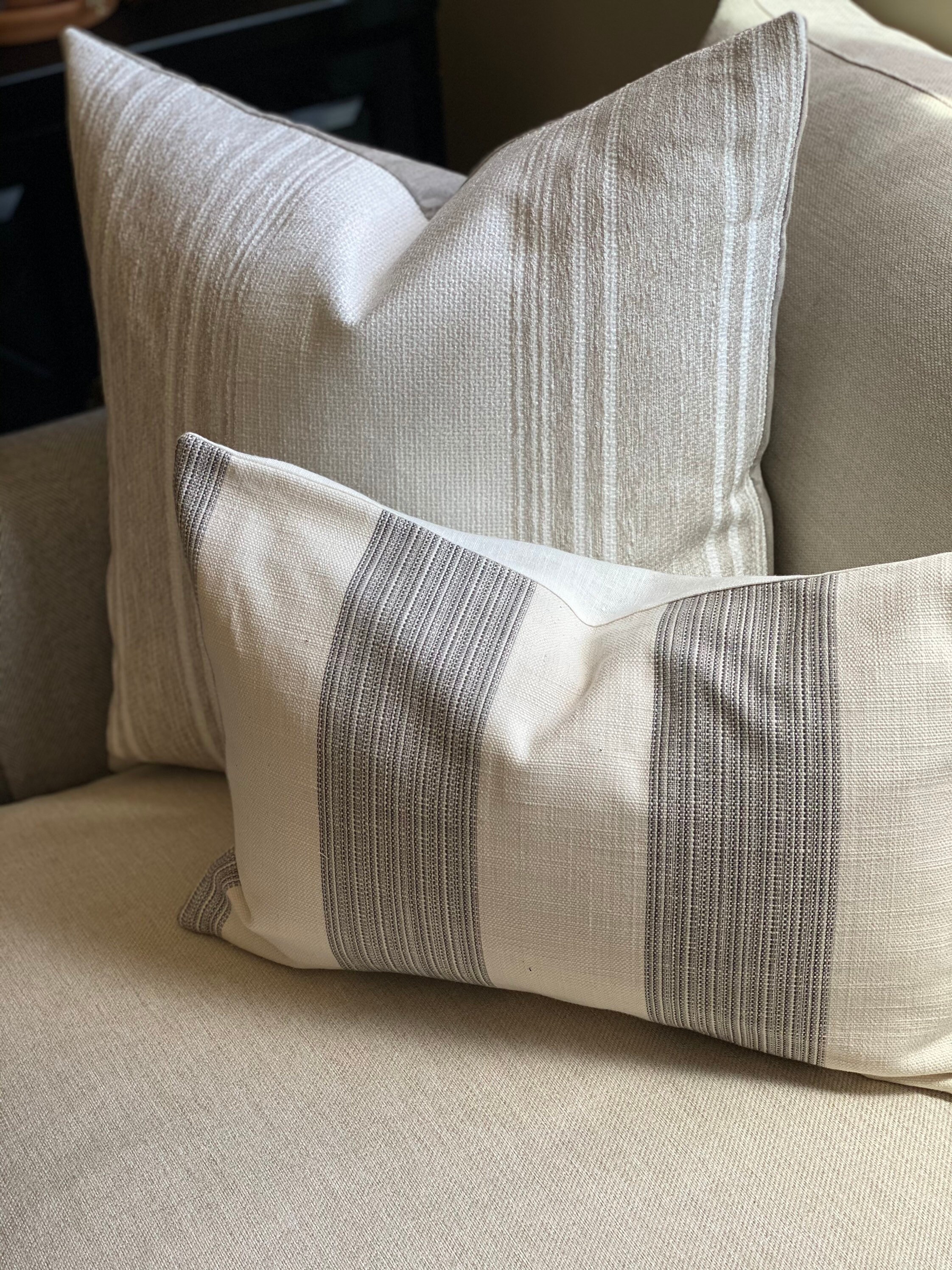 Designer Stripe Patten Grey White Black Wide Stripe and a - Etsy