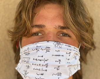 Math Face Mask - Etsy
