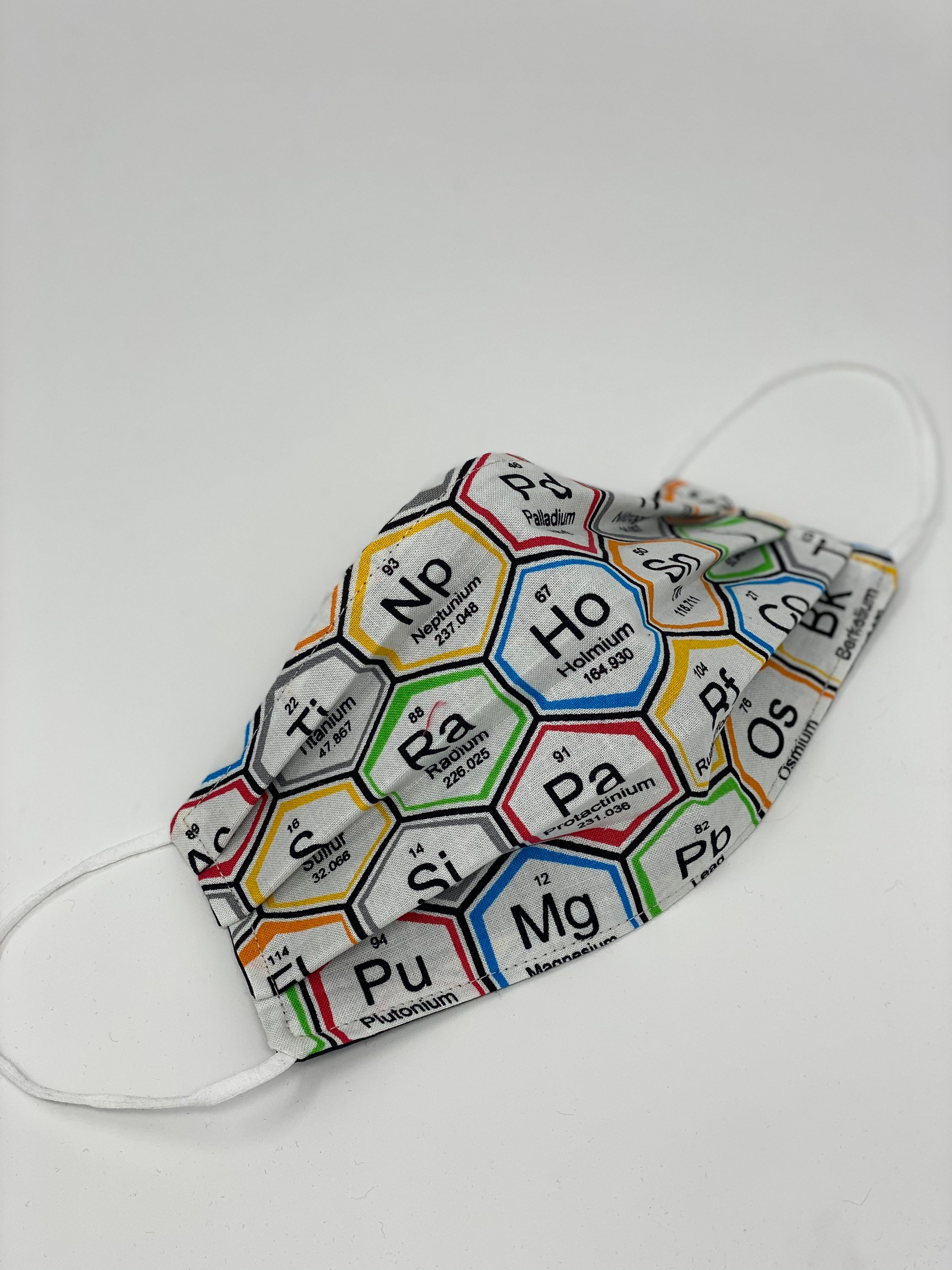 Science Face Mask Periodic Table Chemistry Biology Scientist | Etsy