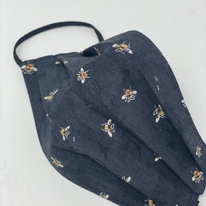 Bee Face Mask Bumble Bee Animal Bug Tropical Food Grocery Adjustable ...