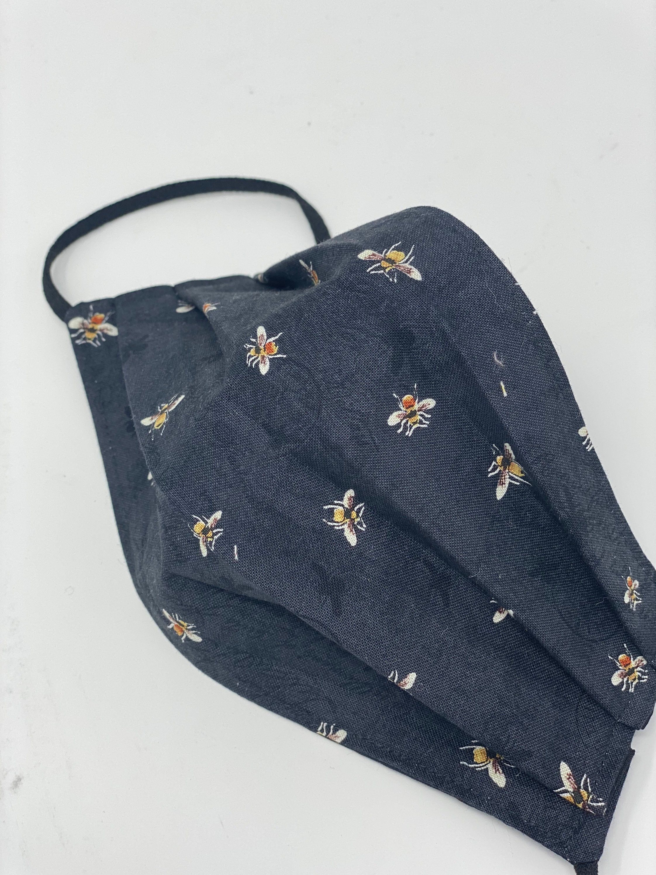 Bee Face Mask Bumble Bee Animal Bug Tropical Food Grocery - Etsy