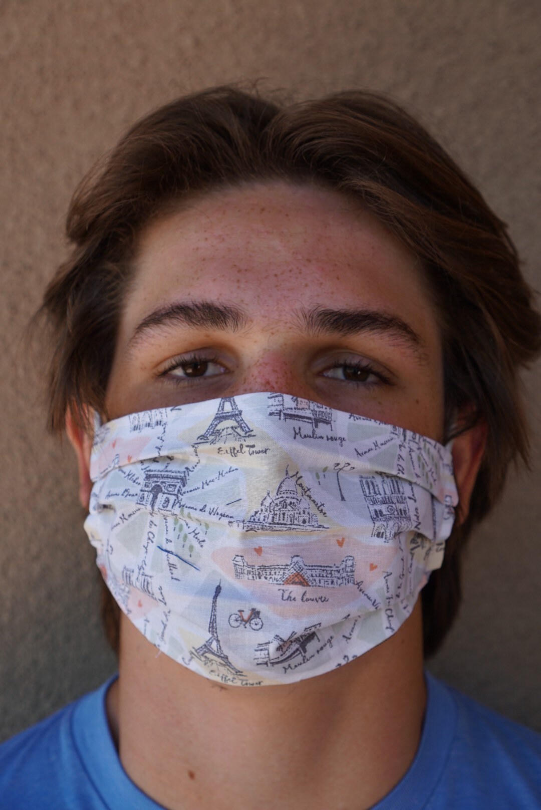 Paris Face Mask Adjustable Ear Elastic Beads Lightweight | Etsy