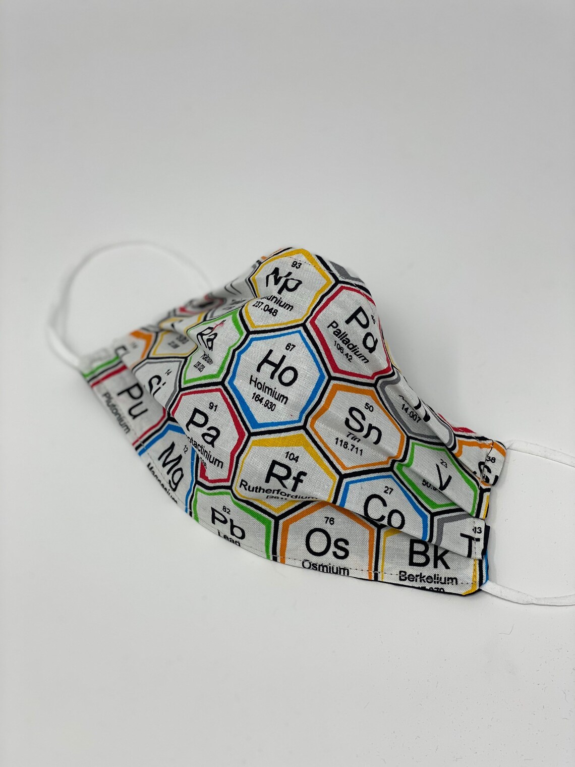 Science Face Mask Periodic Table Chemistry Biology Scientist | Etsy