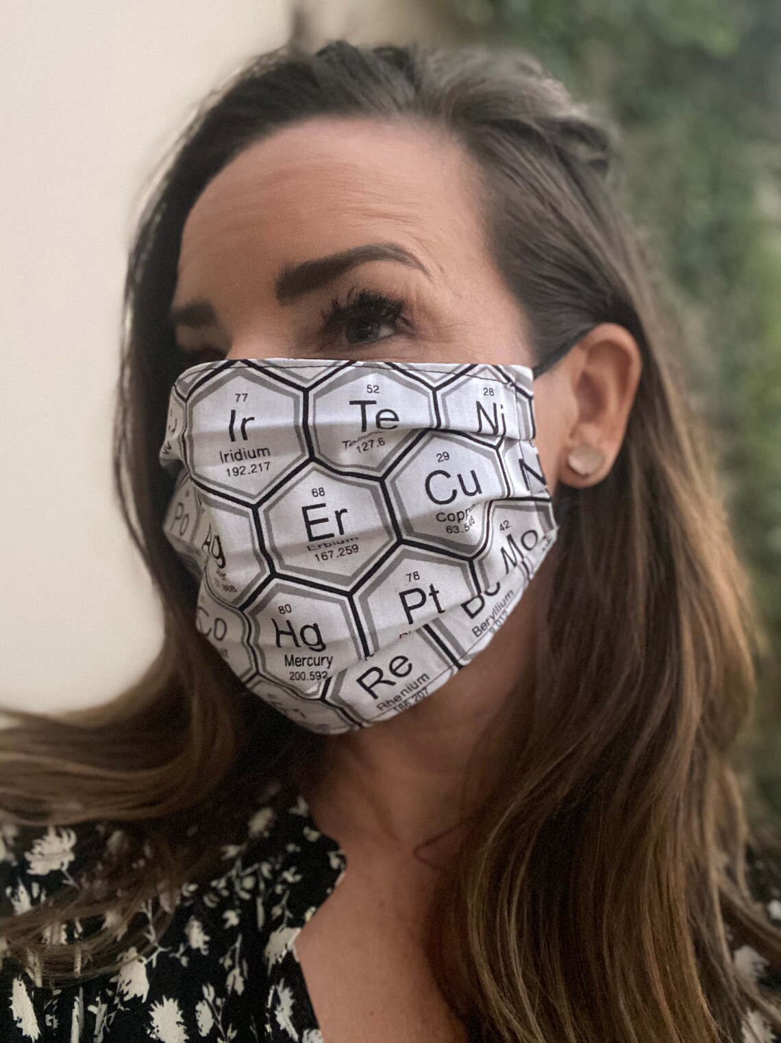 Science Face Mask Periodic Table Chemistry Biology Scientist | Etsy