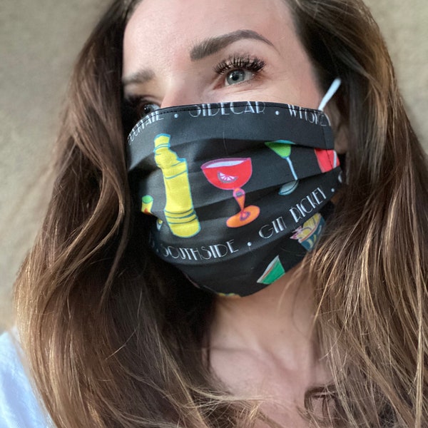 Champagne Face Mask - Etsy UK