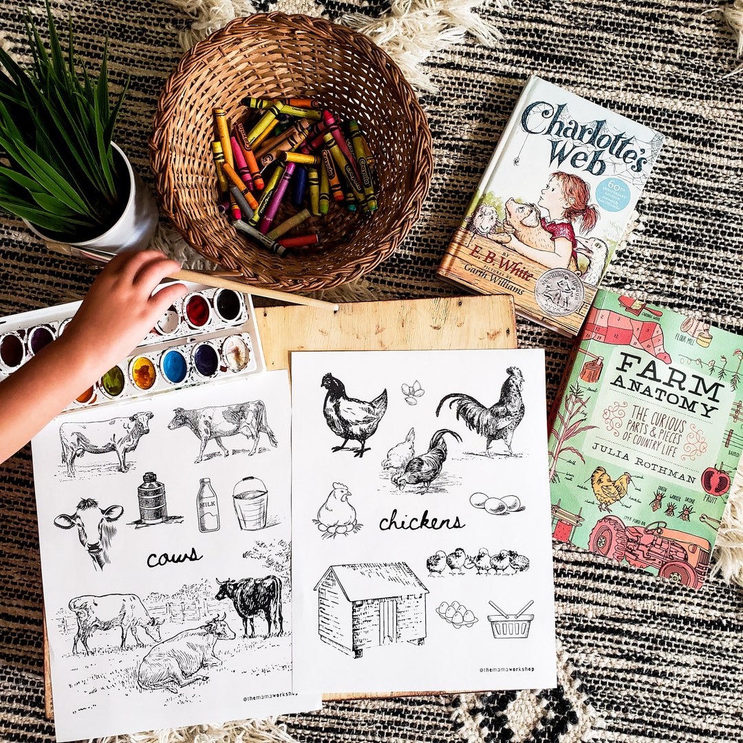 Charlotte's Web Printables, Classic Book Art, Charlotte's Web Lessons ...