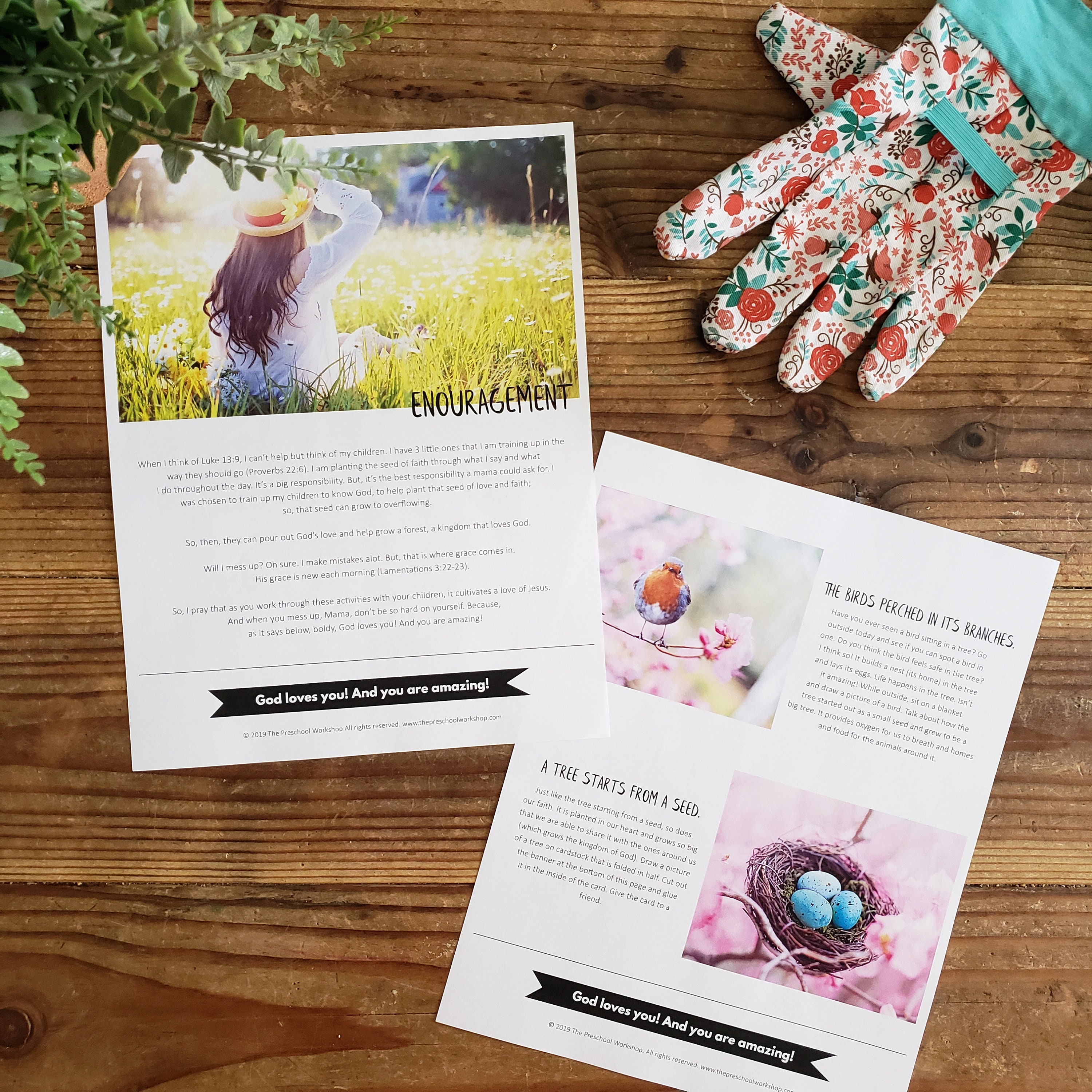 Garden Lesson for Kids, Garden Unit, Spring Unit, Scripture for Kids ...