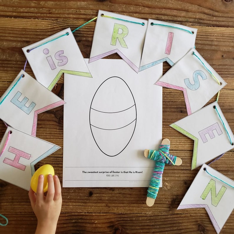 Easter Activities for Kids, Bible Activities for Kids, Easter Coloring ...