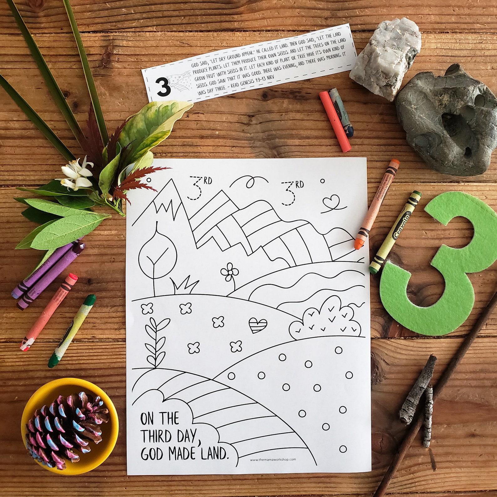 Creation Story Activities, Bible Activities for Kids, Kid's Bible Verse ...