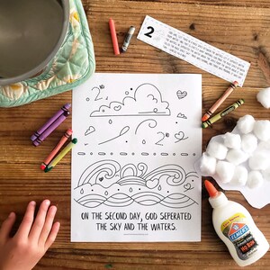 Creation Story Activities, Bible Activities for Kids, Kid's Bible Verse ...