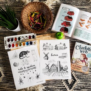 Charlotte's Web Printables, Classic Book Art, Charlotte's Web Lessons ...