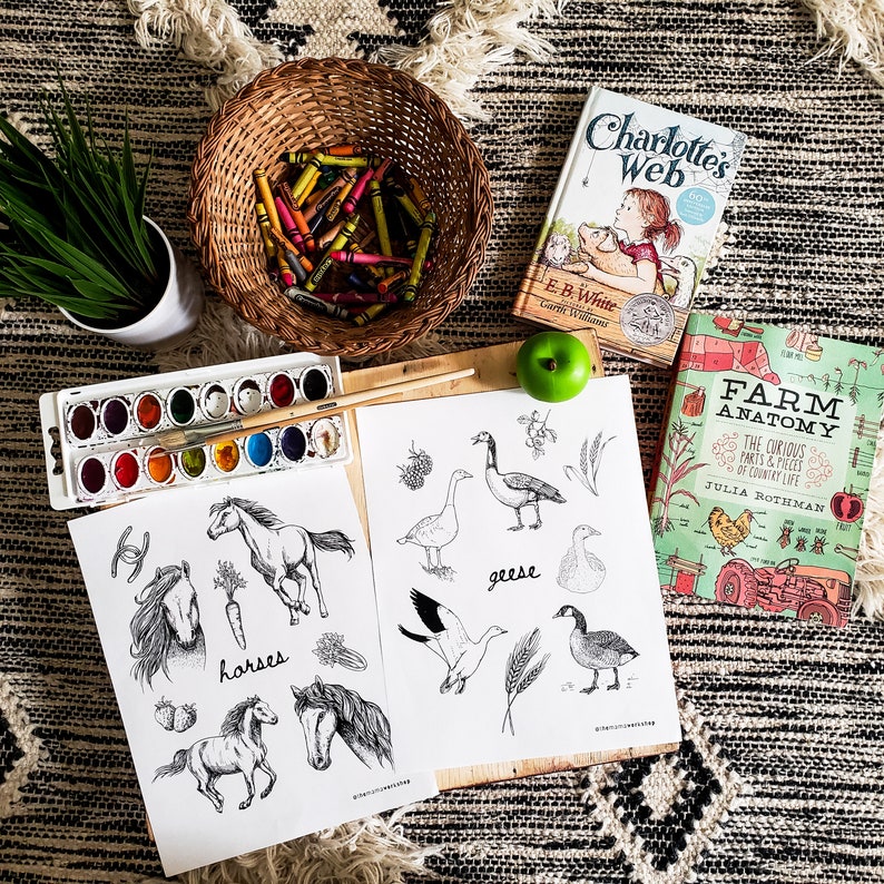 Charlotte's Web Printables, Classic Book Art, Charlotte's Web Lessons ...