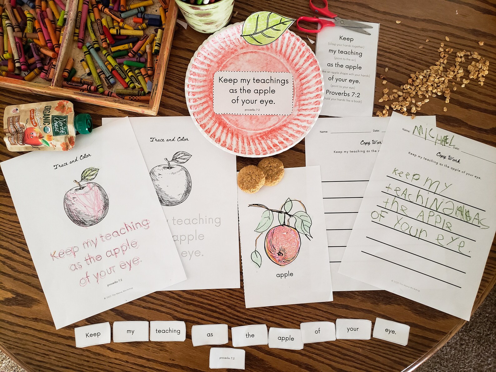 Apple of My Eye | Apple Lessons for Kids | Bible Lesson for Kids ...