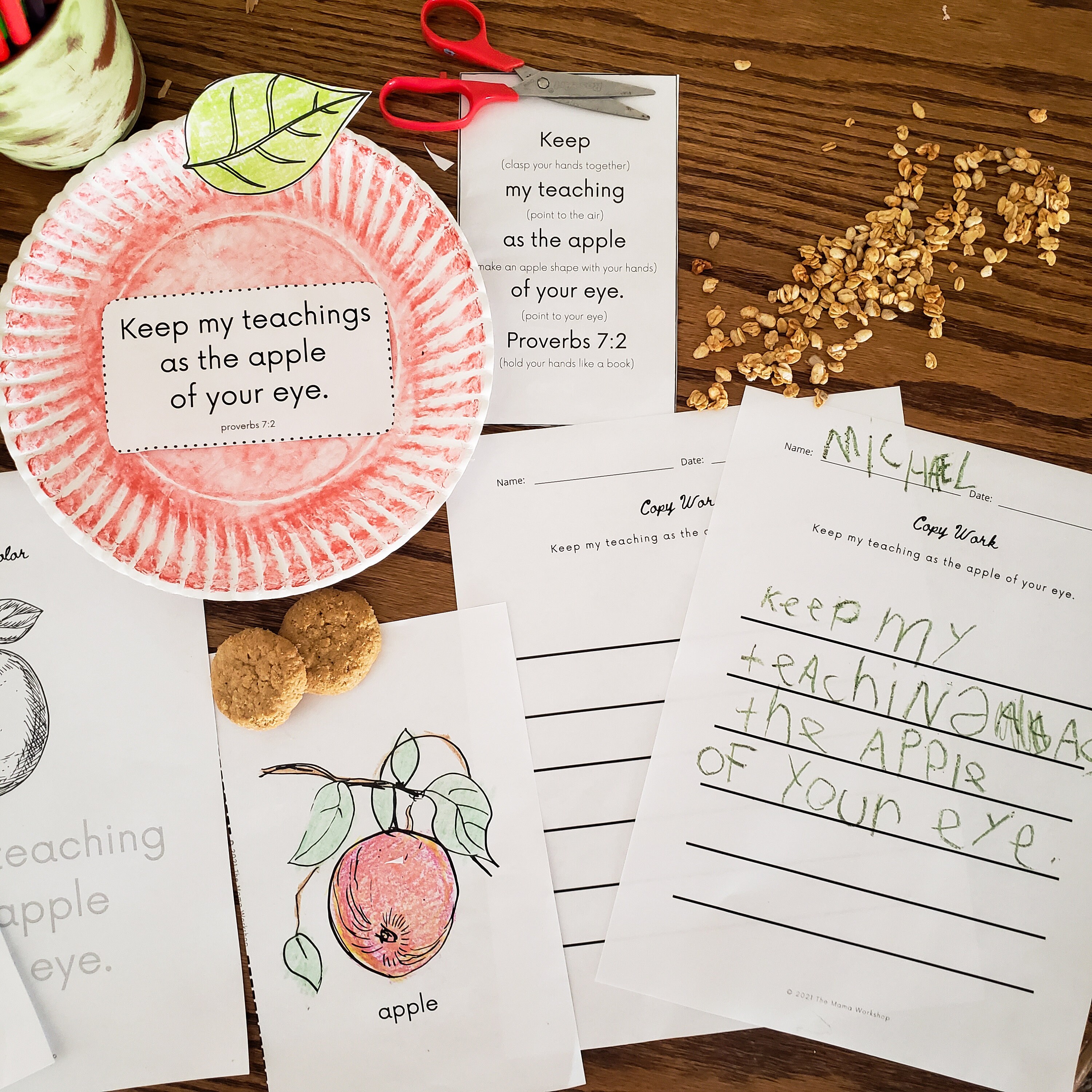 Apple of My Eye | Apple Lessons for Kids | Bible Lesson for Kids ...