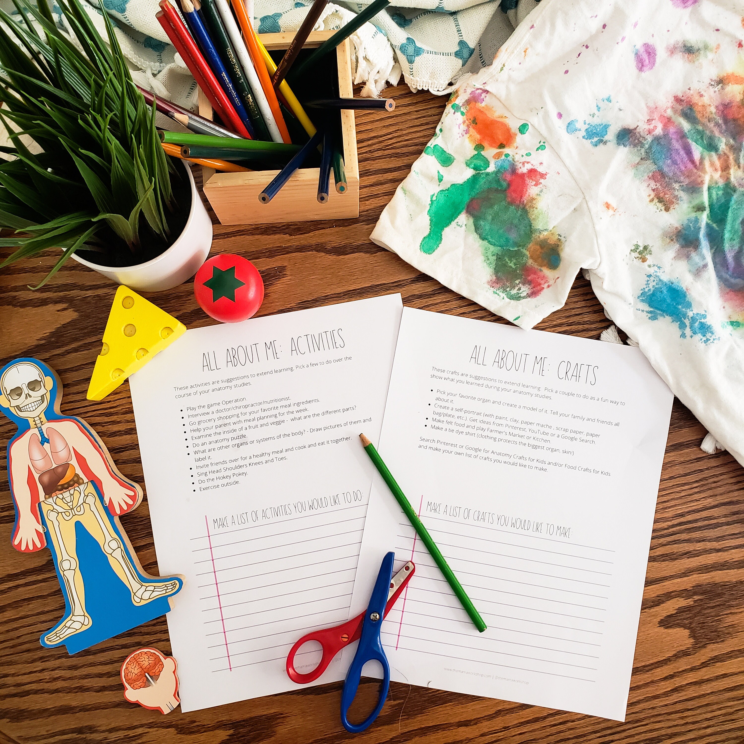 About Me Kids Science Lesson, Human Body Lesson, Printable, Homeschool ...