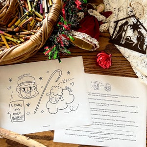 Christmas Story Activities, Bible Activities for Kids, Kid's Bible ...