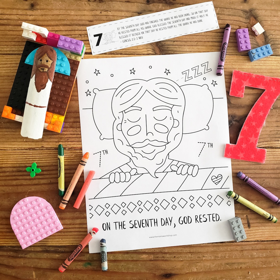 Creation Story Activities, Bible Activities for Kids, Kid's Bible Verse ...