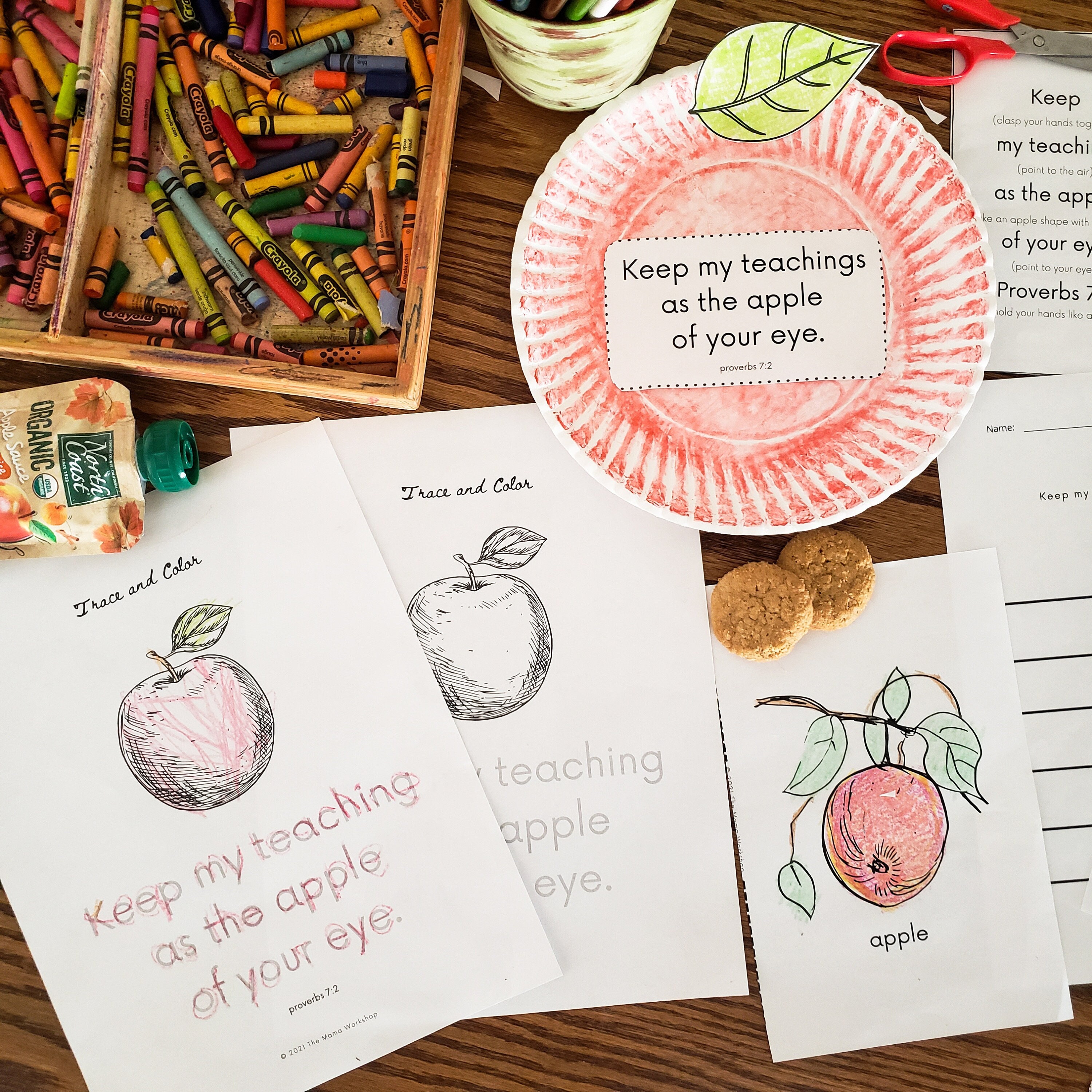 Apple of My Eye | Apple Lessons for Kids | Bible Lesson for Kids ...