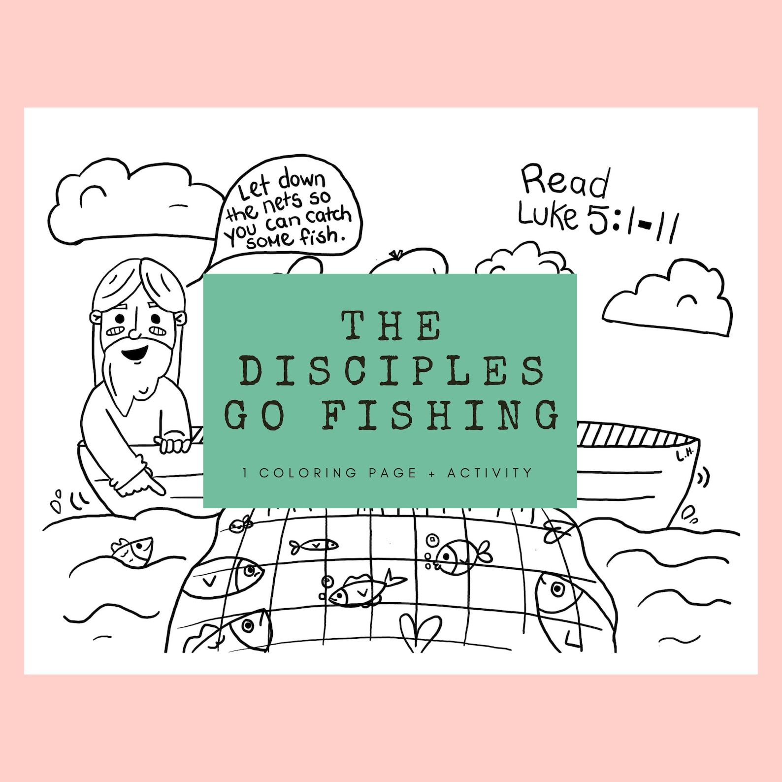 Luke 5, Bible Story Activities for Kids, Bible Activities, Kid's Bible ...