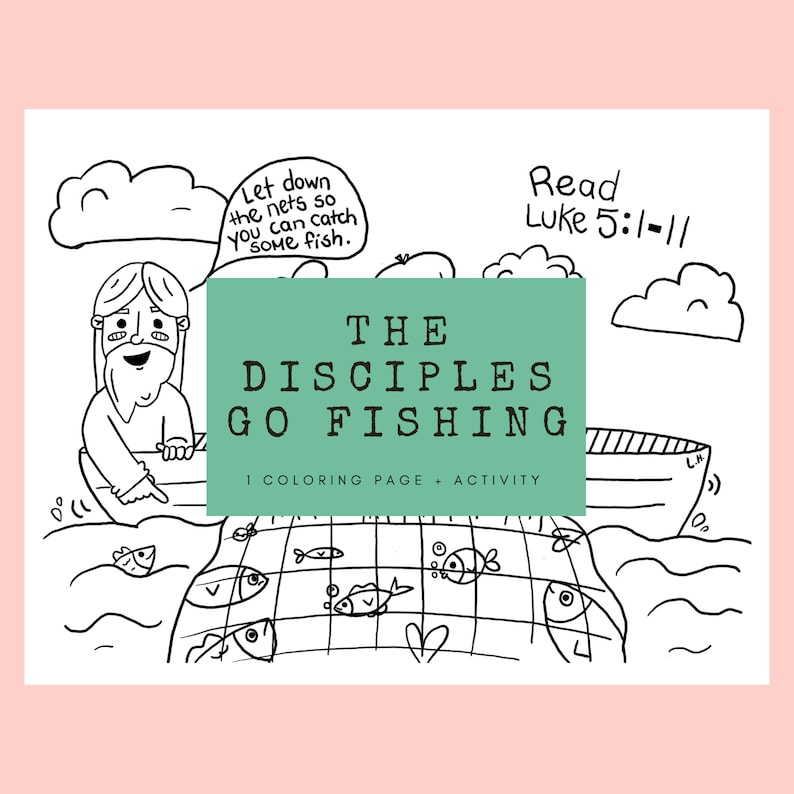 Luke 5, Bible Story Activities for Kids, Bible Activities, Kid's Bible ...