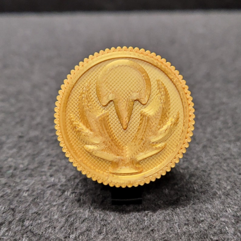 Power Rangers Ryu Ranger 3D Printed Power Coin Legacy - Etsy