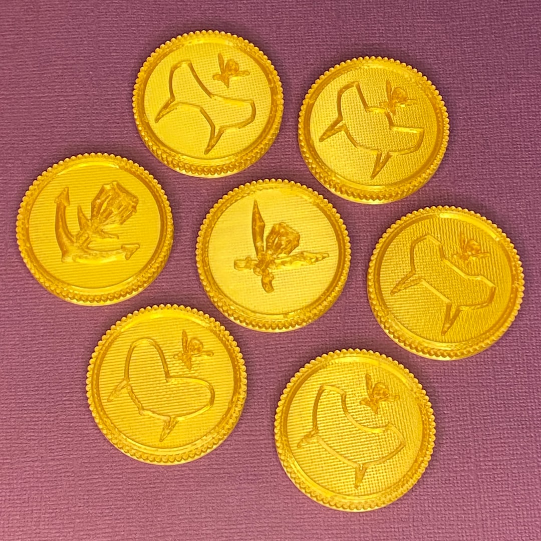 Power Coins | Super Mega Rangers | 3d-printed Coin | All Morpher ...
