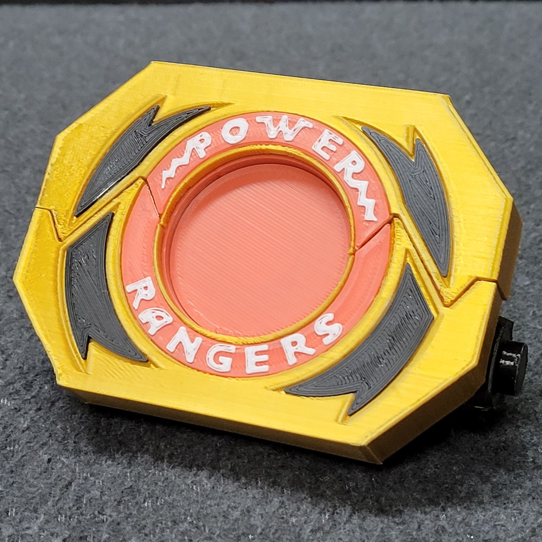3D Printed Mighty Morphin' Power Rangers Gold Legacy Morpher Prop - Etsy
