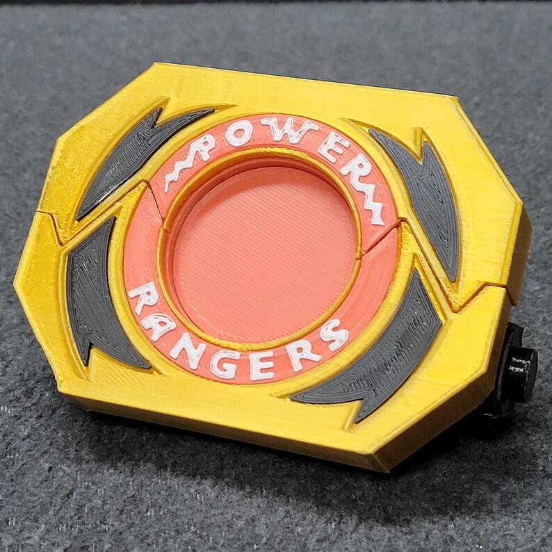 3D Printed Mighty Morphin' Power Rangers Gold Legacy - Etsy