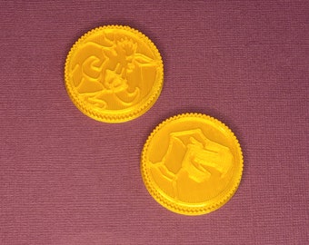 Power Coins Zeo Power Rangers 3d-printed Coin Legacy Morpher Compatible ...