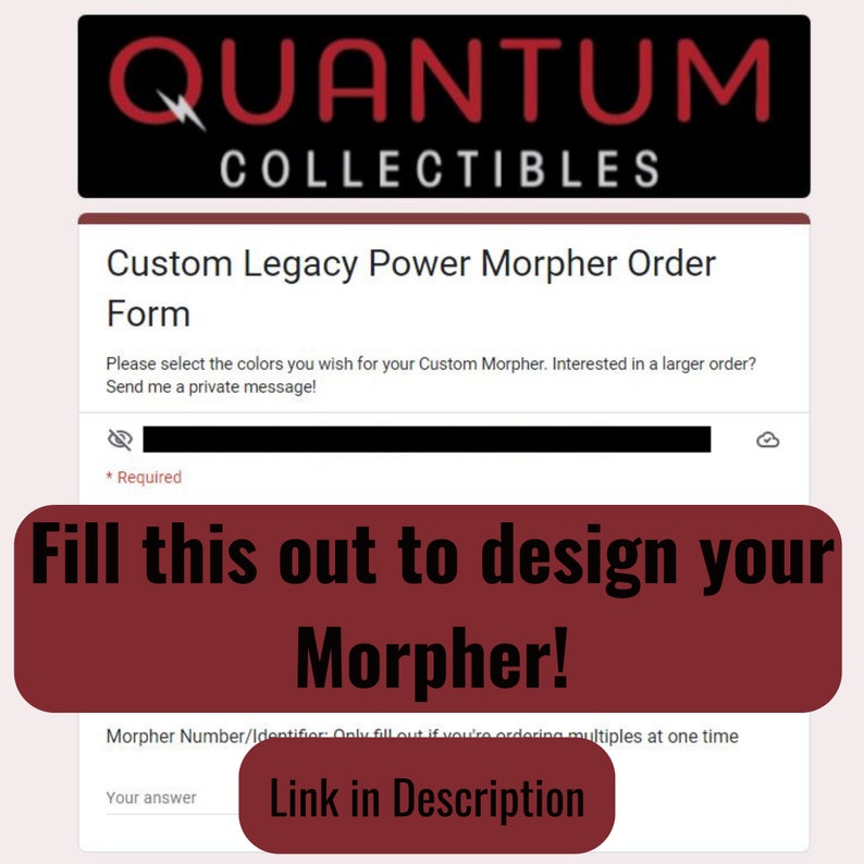 Fully Custom Designed 3D Printed Legacy Power Morpher Create - Etsy